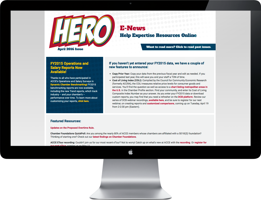 HERO Newsletter Concept